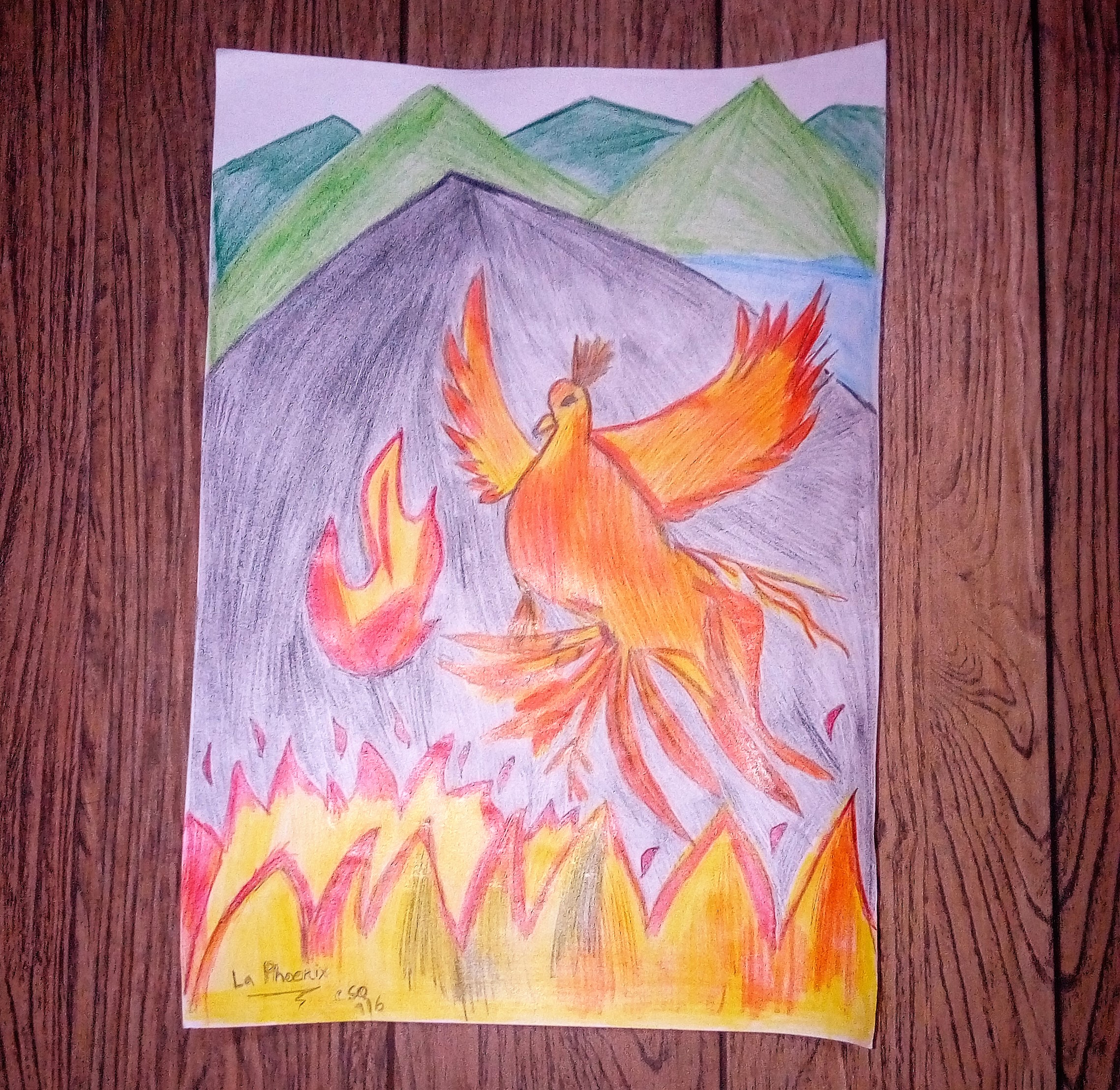 Art: La Phoenix - A journey of emotions and imprints..